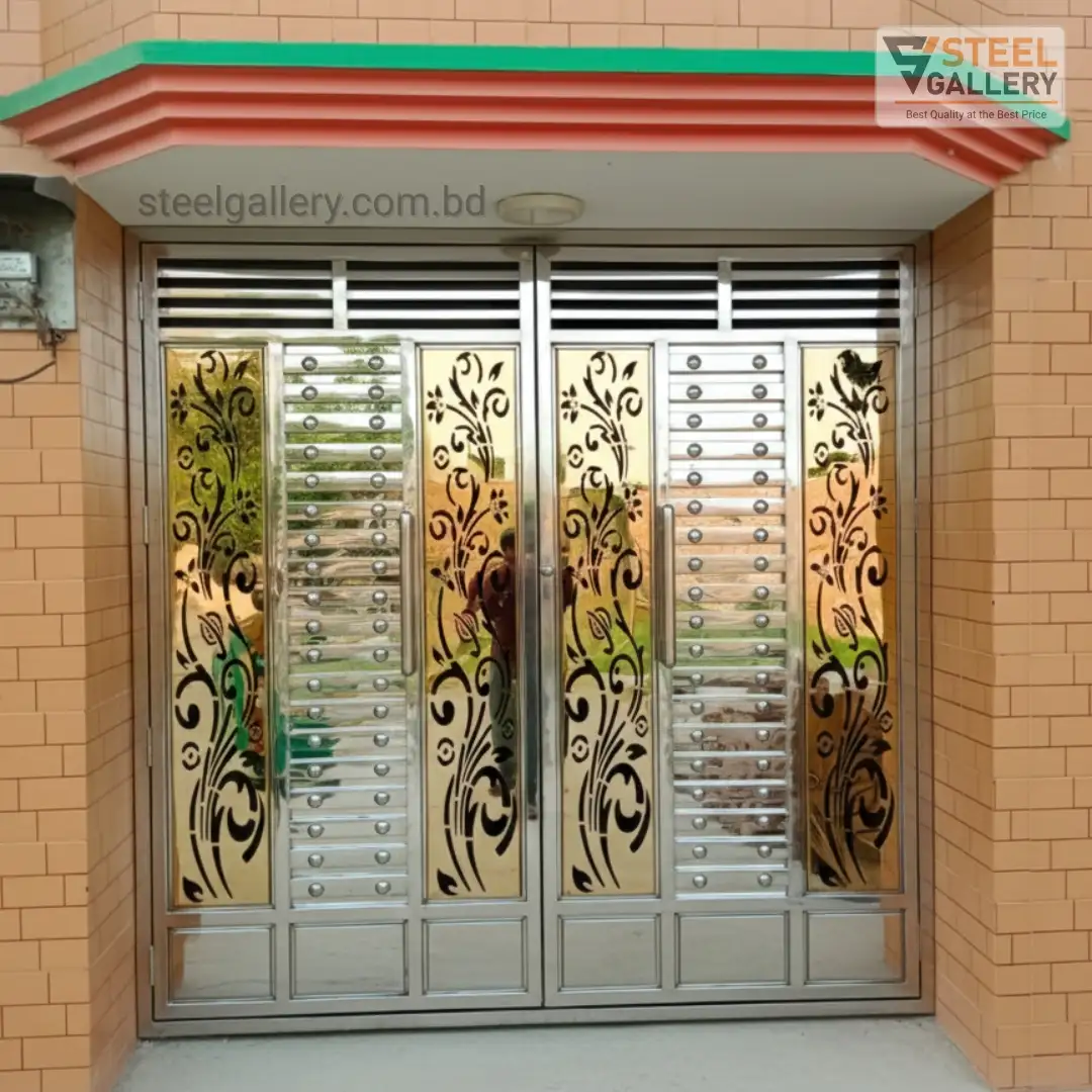 Royal Golden SS Main Gate Design with Laser Cut - রাজকীয় গোল্ডেন গেট ...